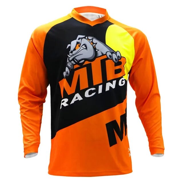 Горнолыжная Джерси для мотоцикла, быстросохнущая футболка для горного велосипеда, Спортивная рубашка с длинным рукавом, горного велосипеда, Джерси для мотокросса, дышащая рубашка