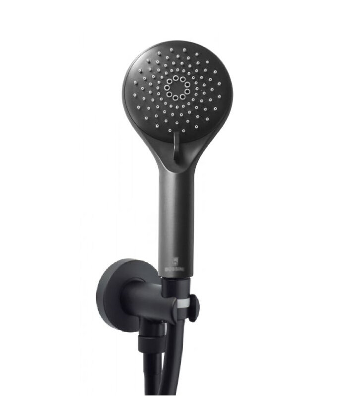 Душевой гарнитур Bossini Syncronia, 3 jet, чёрный матовый C12035C.073