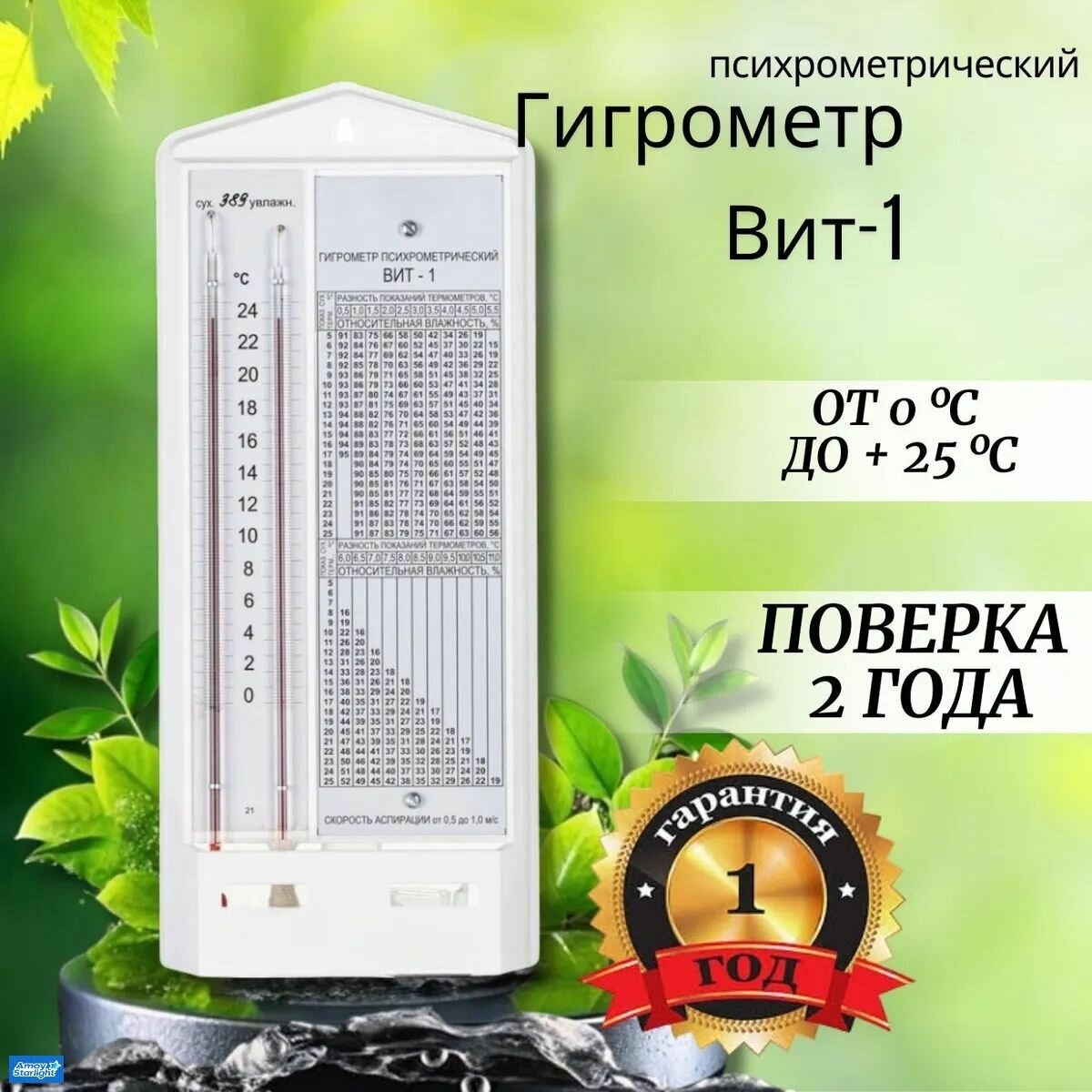 Гигрометр психрометрический ВИТ-1