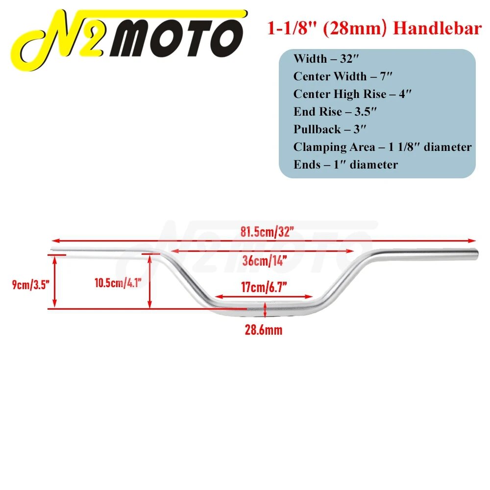 Руль мотоцикла клубного стиля 25 мм 28 мм 32 мм 38 мм для Harley Sportster Dyna Softail Street Bob 3 дюйма, конические перекладины с откатным механизмом 28mm Silver