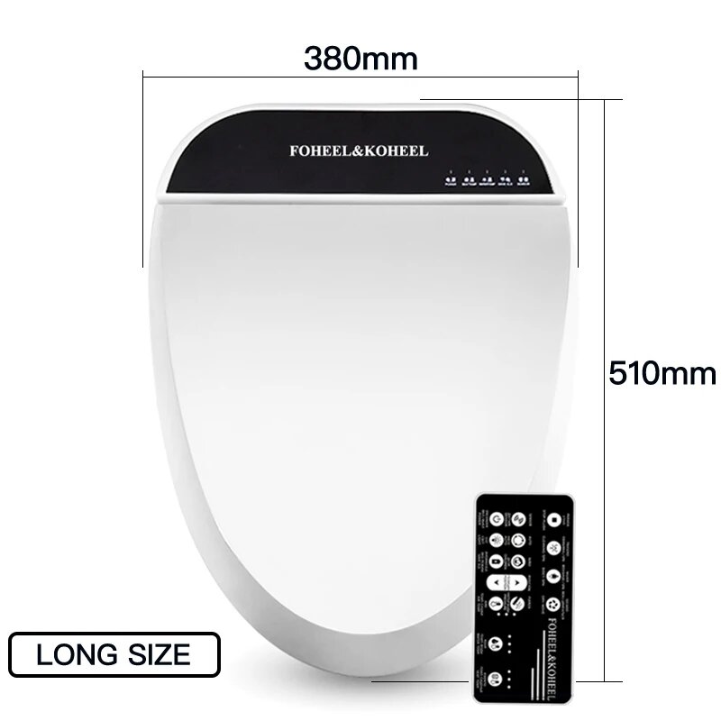 Умное сиденье для унитаза KOHEEL, Электронная крышка биде, для сухого подогрева, для детей и пожилых людей, Remote B-L size