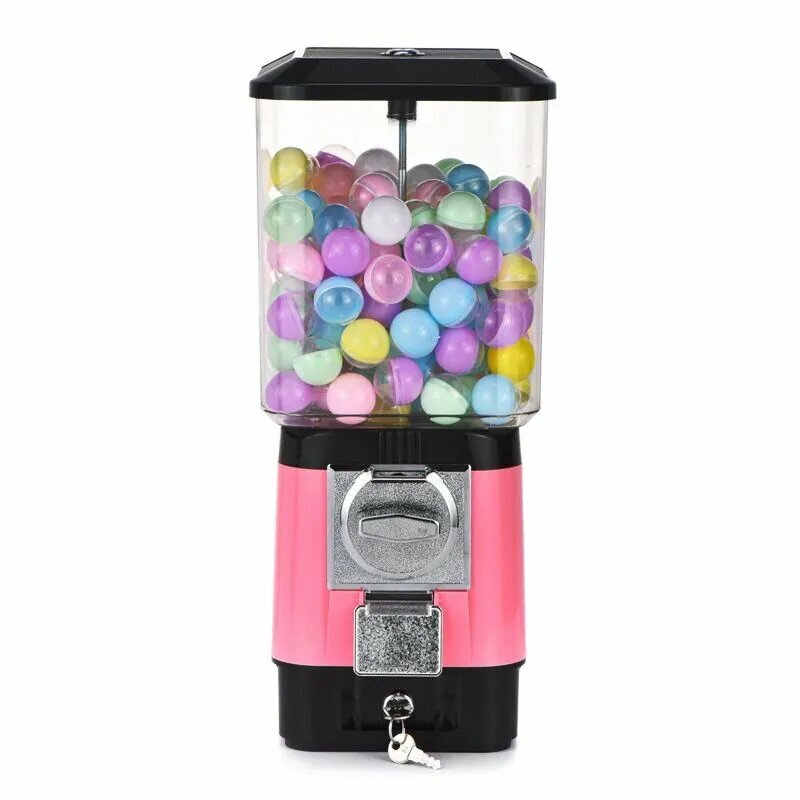 Вендинговый автомат для жвачек, попрыгунчиков, игрушек в капсулах и конфет/Опционально с монетным приводом/Механический торговый вендинговый аппарат KIDS'TOP