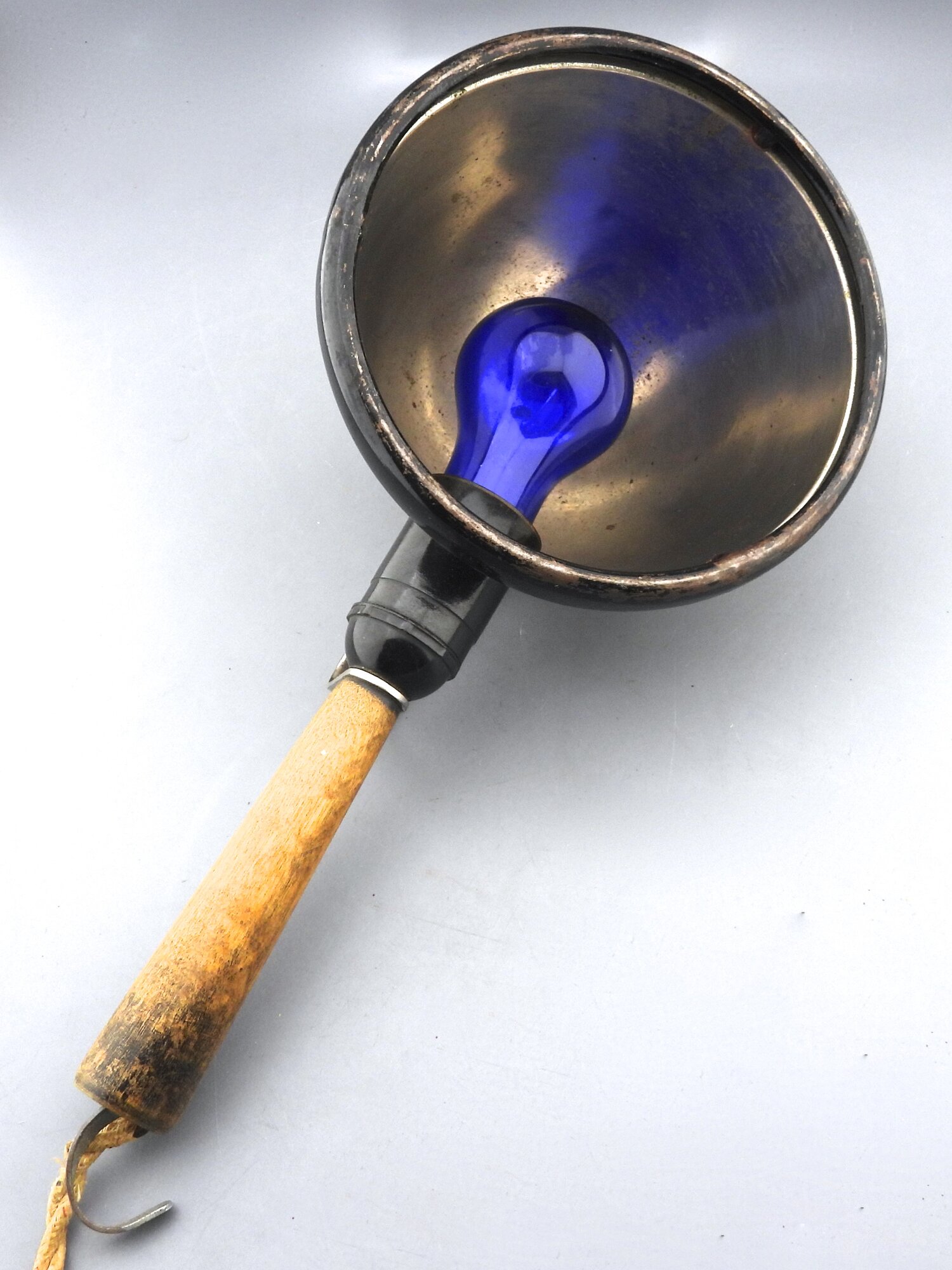 Синяя лампа рефлектор Минина Артель ВКПС Автоштамп Москва СССР 1930-е гг