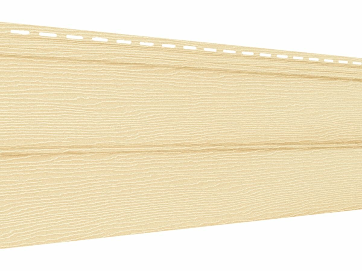 Ю-пласт Сайдинг Блок-Хаус, кремовый, 10 шт