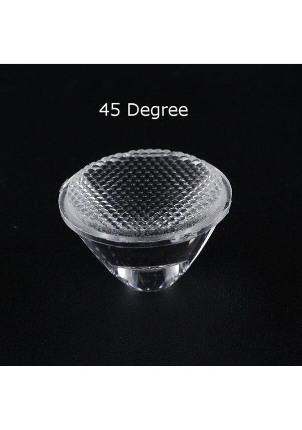 Высокопроизводительная светодиодная линза, яркое и эффективное освещение для фонарей моделей Convoy T5 T6 U2 черного цвета