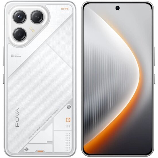 Смартфон Tecno Pova 7 Ultra 5G 12/256GB Белый