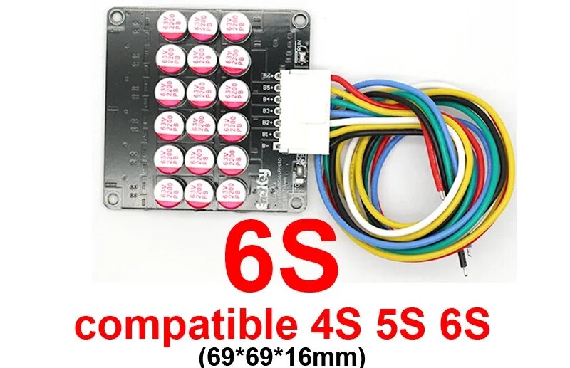 5A Баланс Литий-ионный Lifepo4 LTO Литиевая батарея Активный балансир Эквалайзер 3S 4S 5S 7S 8S 10S 12S 16S 20S 12V 24V 48V 72V LFP NCM