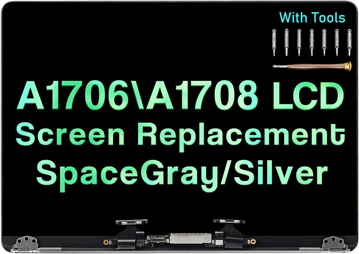 Замена экрана для MacBook Pro 13.3", XR, Apple A1706 silver, LCD Assembly