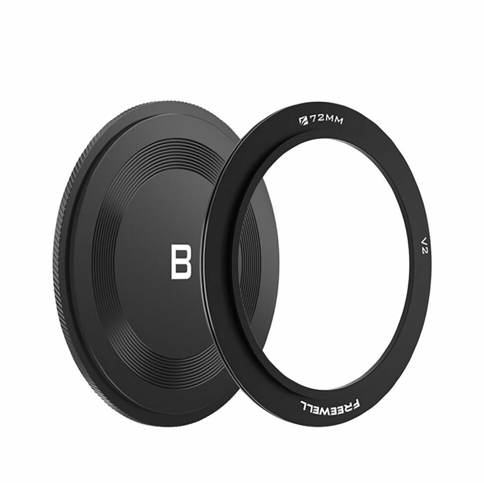 Переходное кольцо с крышкой Freewell Adapter Ring для V2 VND/CPL 72мм