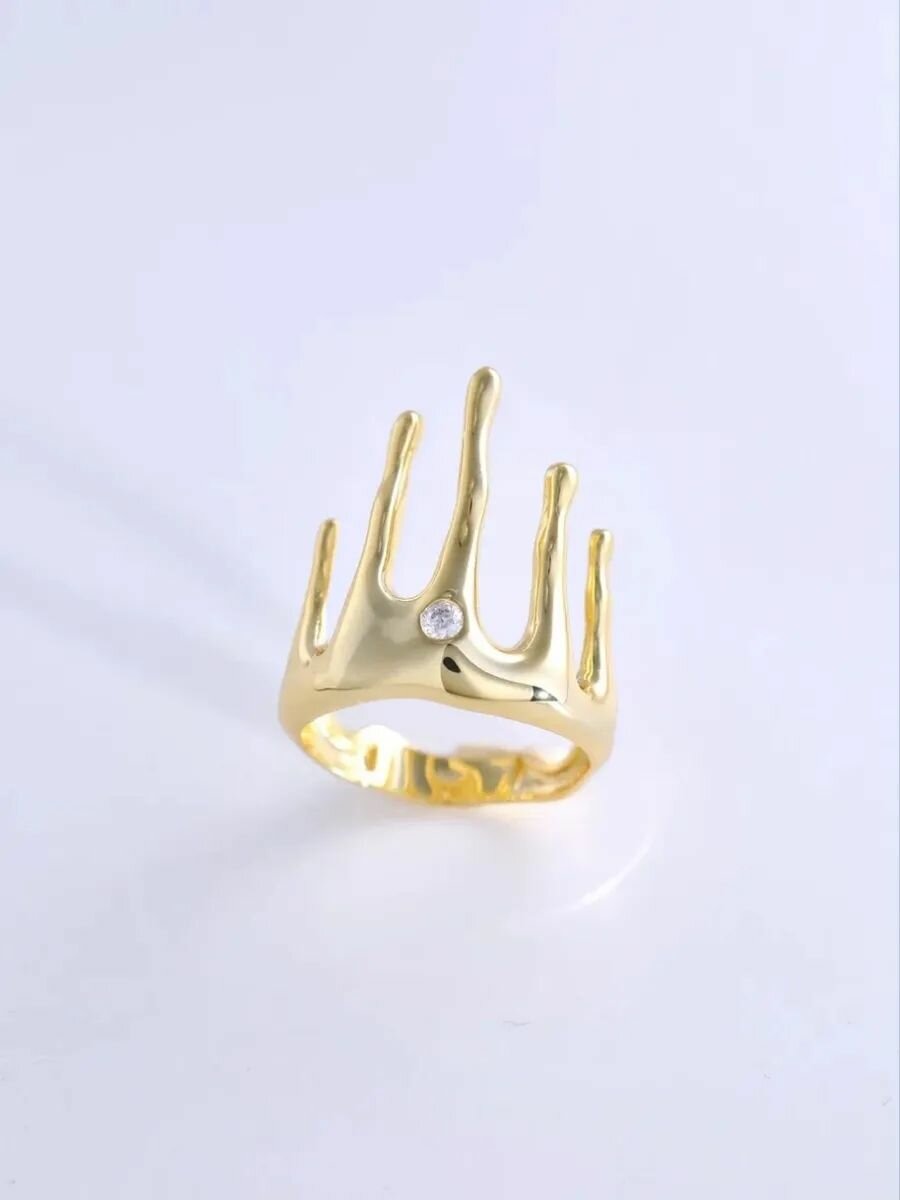 Кольцо, фианит