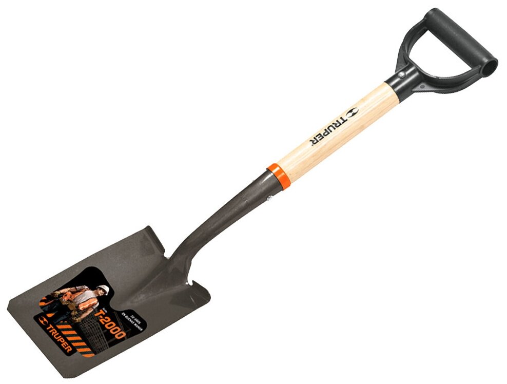 Лопата совковая Truper TR-BY (17194) углеродистая сталь универсальная с деревянным черенком 300 мм