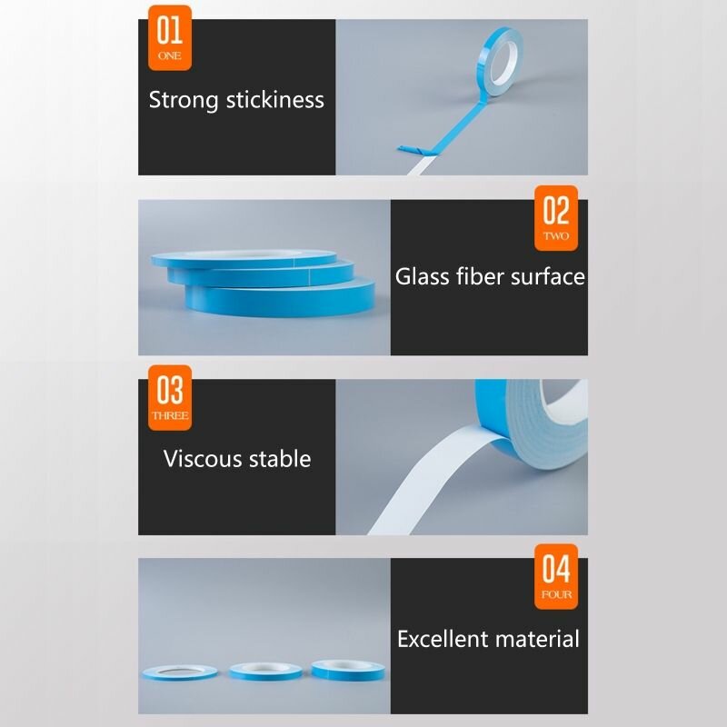 (1 шт.) Трансферная клейкая двусторонняя термолента-10мм.