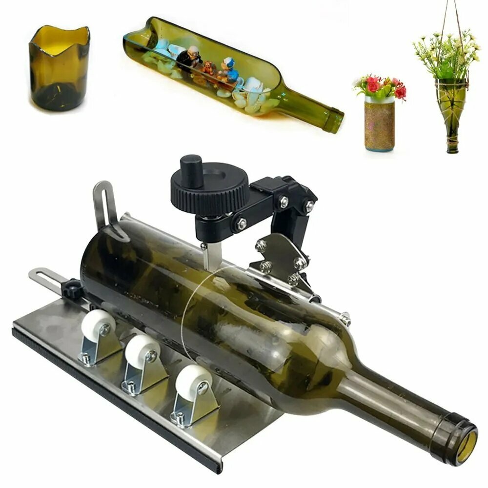 Резак для стеклянных бутылок, Машина для резки стекла