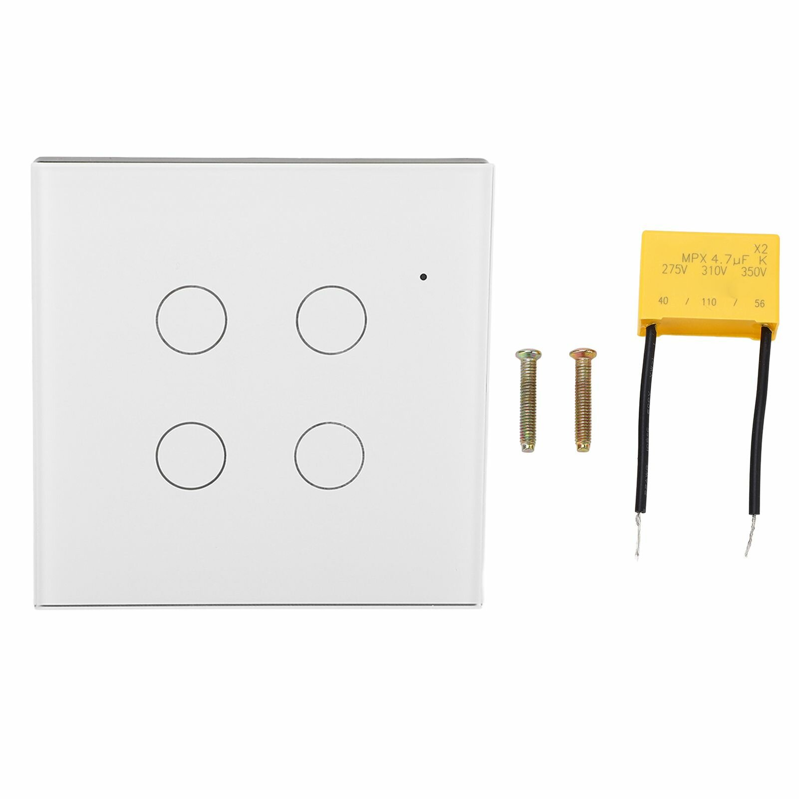 Умный сенсорный выключатель WiFi RF диммер, Tuya, 86 тип реле, 100 250V 10A