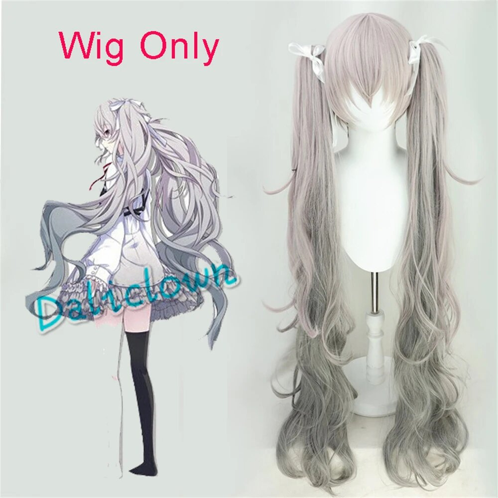 Косплей костюм White Miku daliclown One Size, MikuWig
