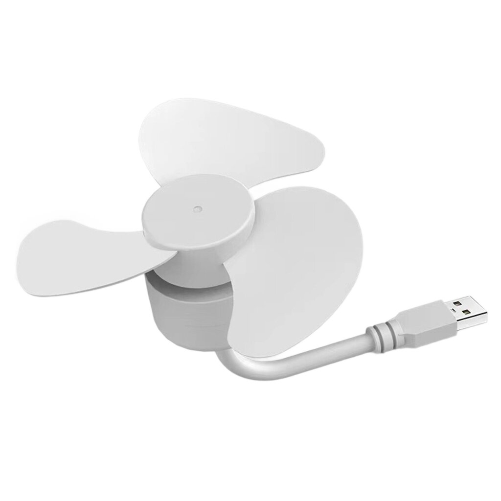 USB вентилятор с гибкой шеей для ноутбука, ПК, миниатюрный портативный летний вентилятор