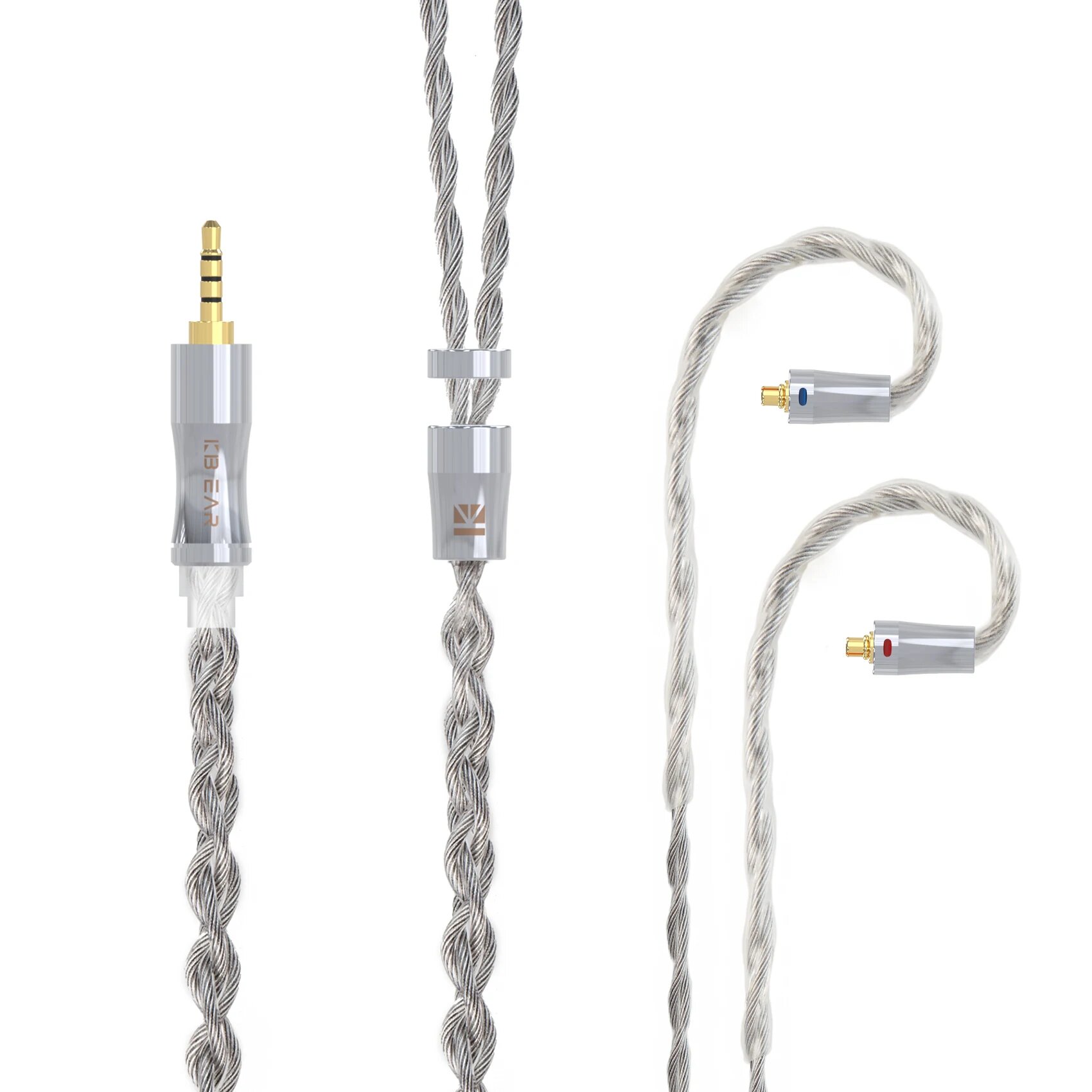 KBEAR Chord 6N, кабель MMCX 2.5mm, 120 см
