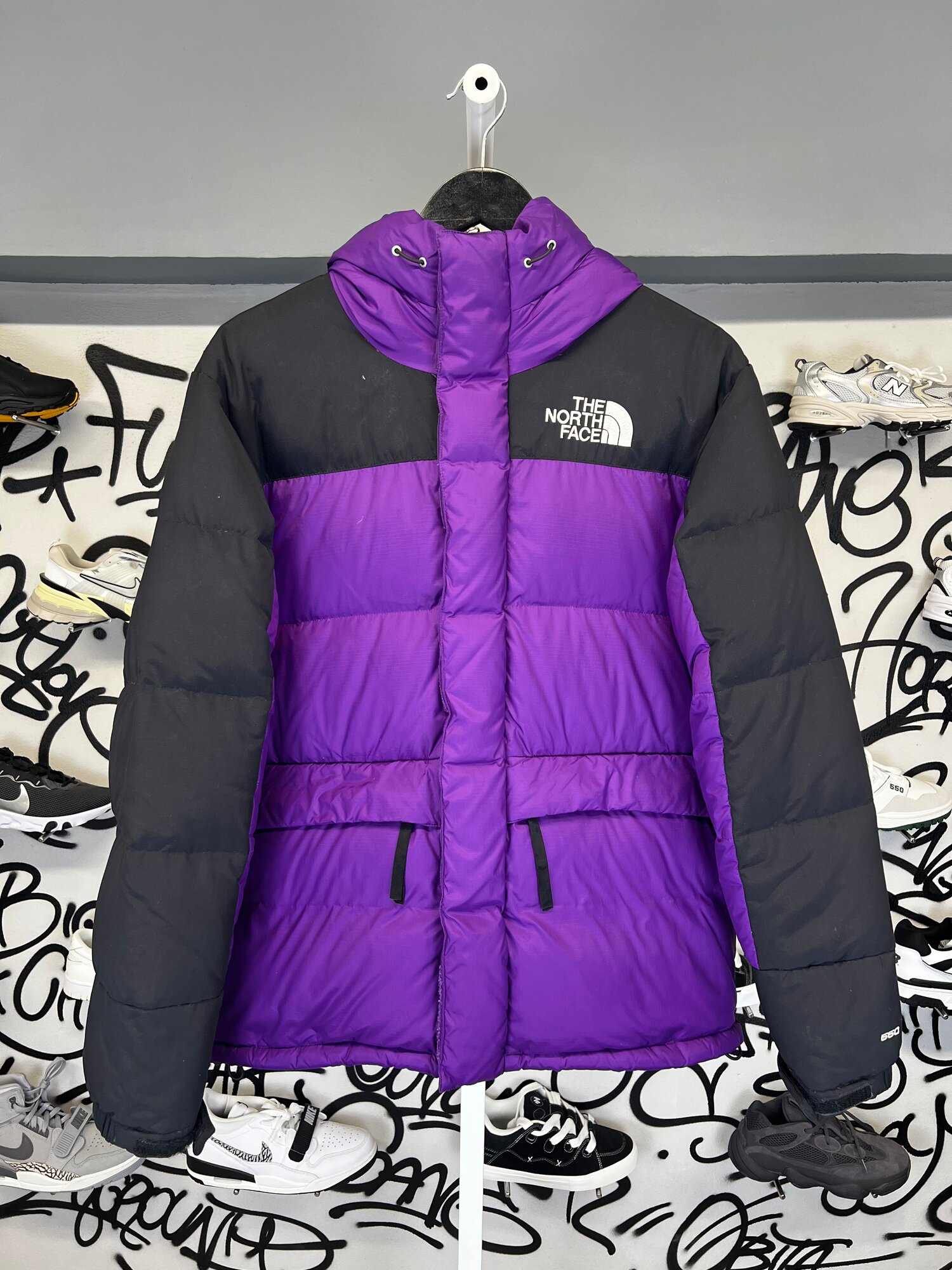 Пуховик The North Face Himalayan Parka Фиолетовый, Зимний, Пух / Перо, Мужской и Женский S