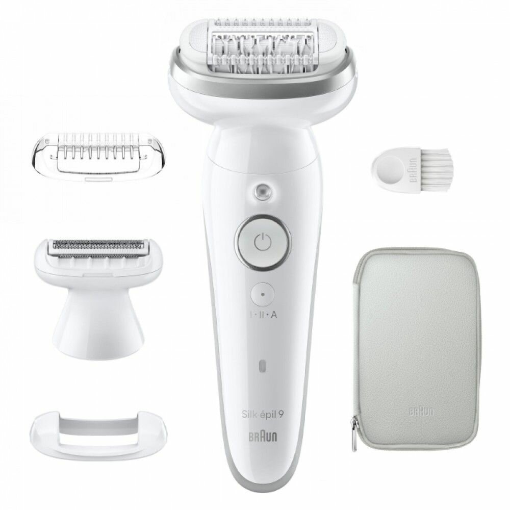 Эпилятор Braun Silk-epil 9 SES9-041 White/Silver