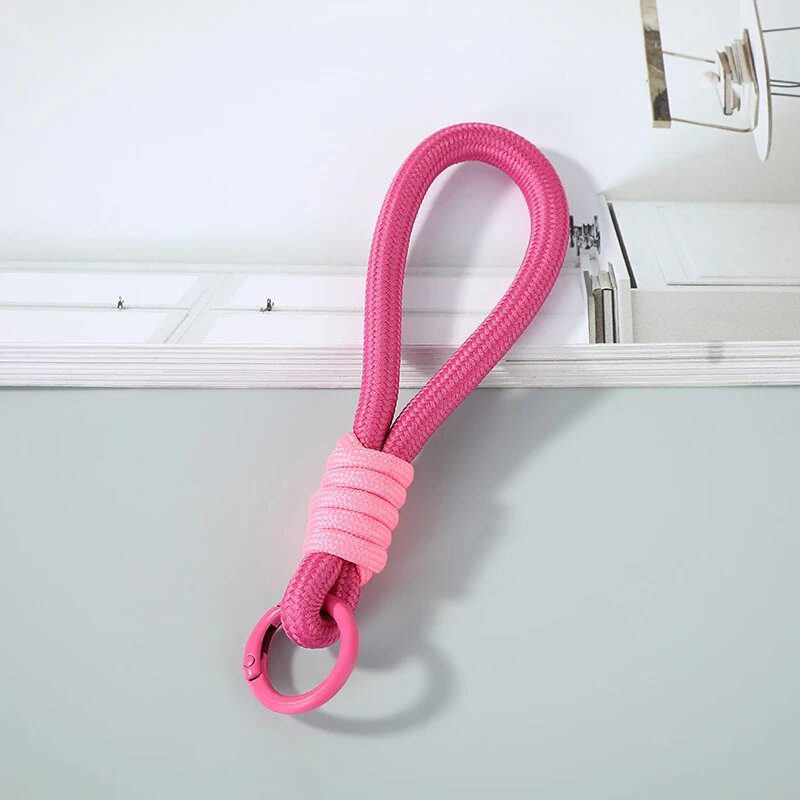 Креативный Плетеный Полиэстеровый Ремешок-брелок Для Телефона С Защитой От Потери, Унисекс, Браслет, Подвеска Для Камеры