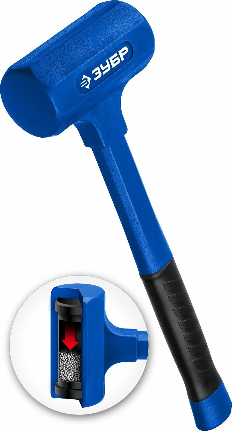 Безынерционный молоток ЗУБР БМО, 57 мм, 1350 г, профессиональный 2049-1350