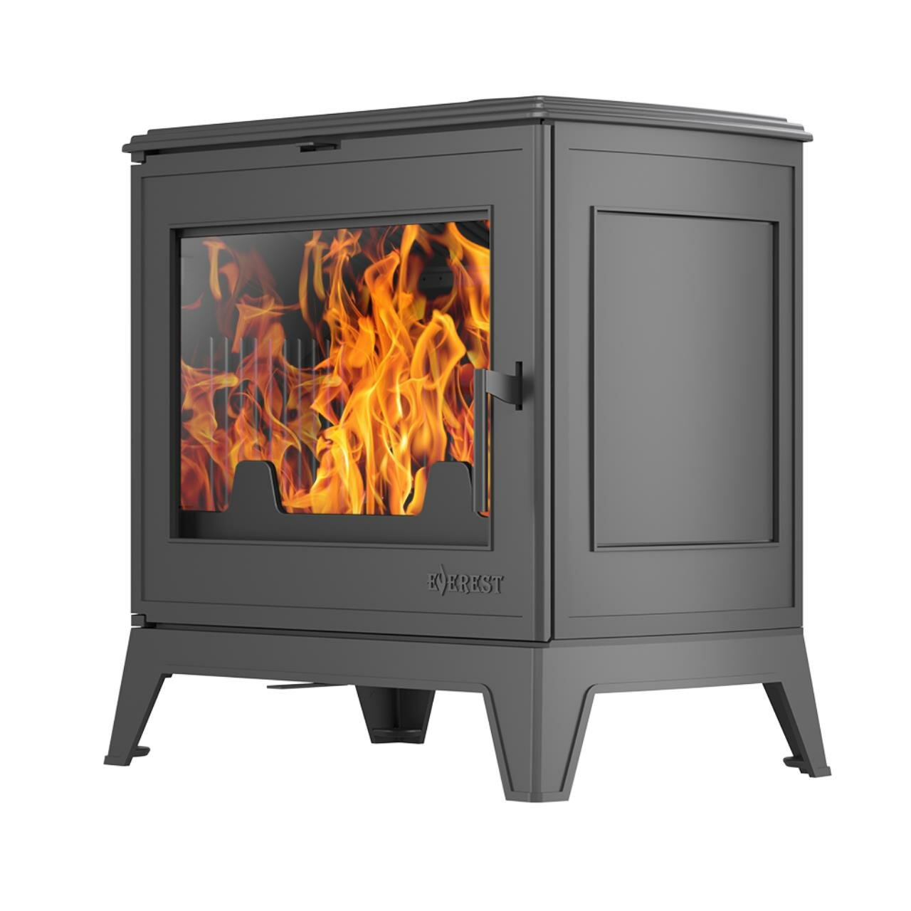 Печь-камин EVEREST (D-02) жаростойкий чугун, диаметр дымохода: 150 мм