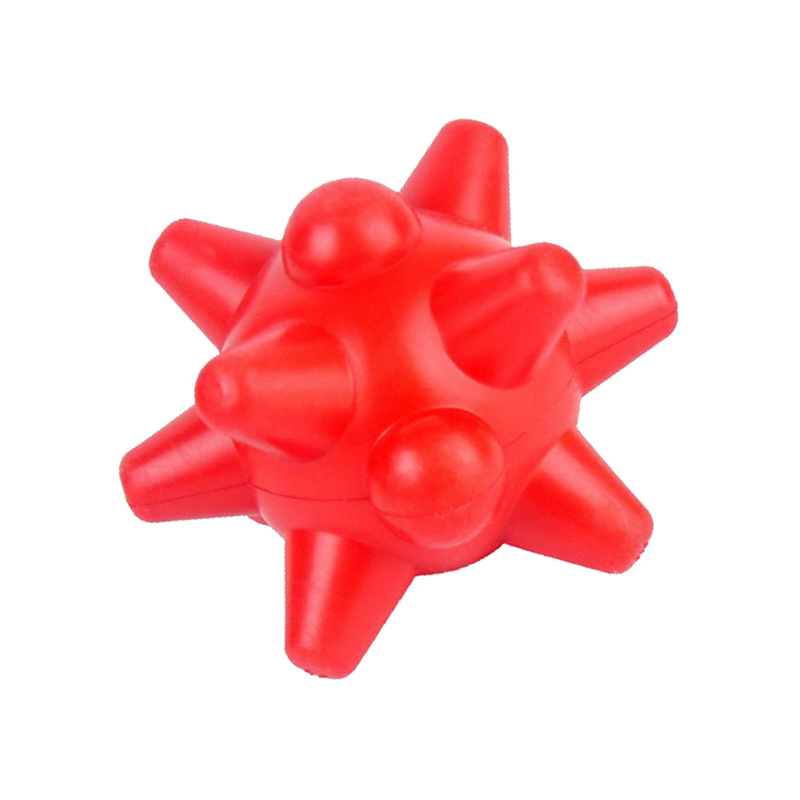 Игрушка для собак с устойчивостью к укусам для агрессивных жевателей, безопасная и прочная TPR, для щенков и маленьких собак, колючий мячик