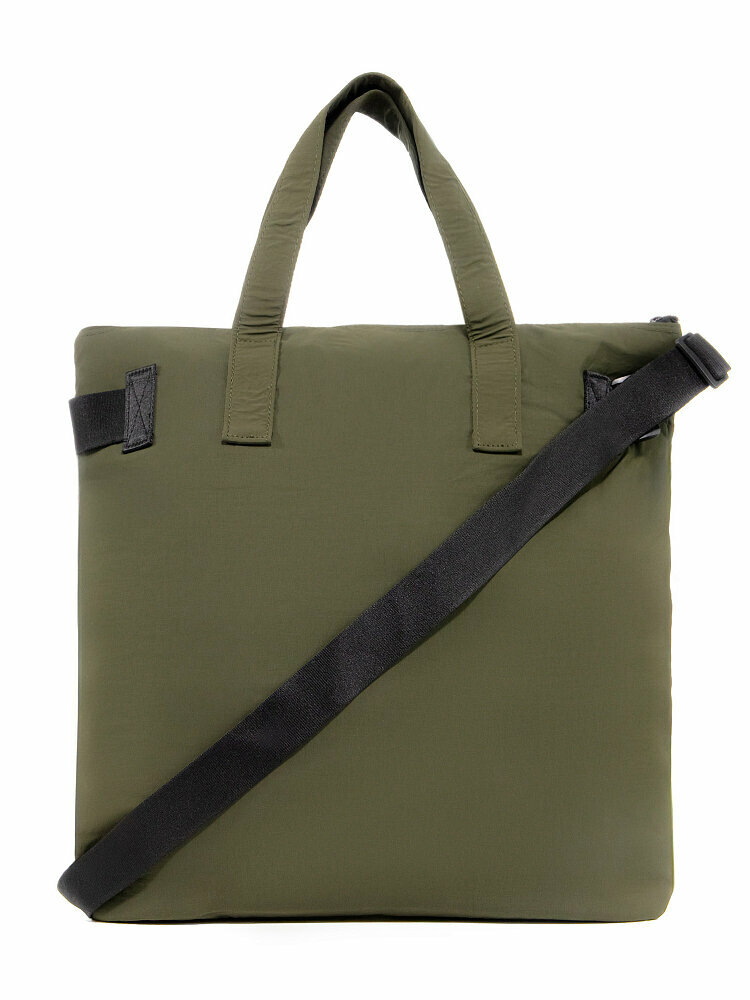 Сумка тоут Champion Multi Pocket Tote Bag, фактура гладкая, хаки — фото 1