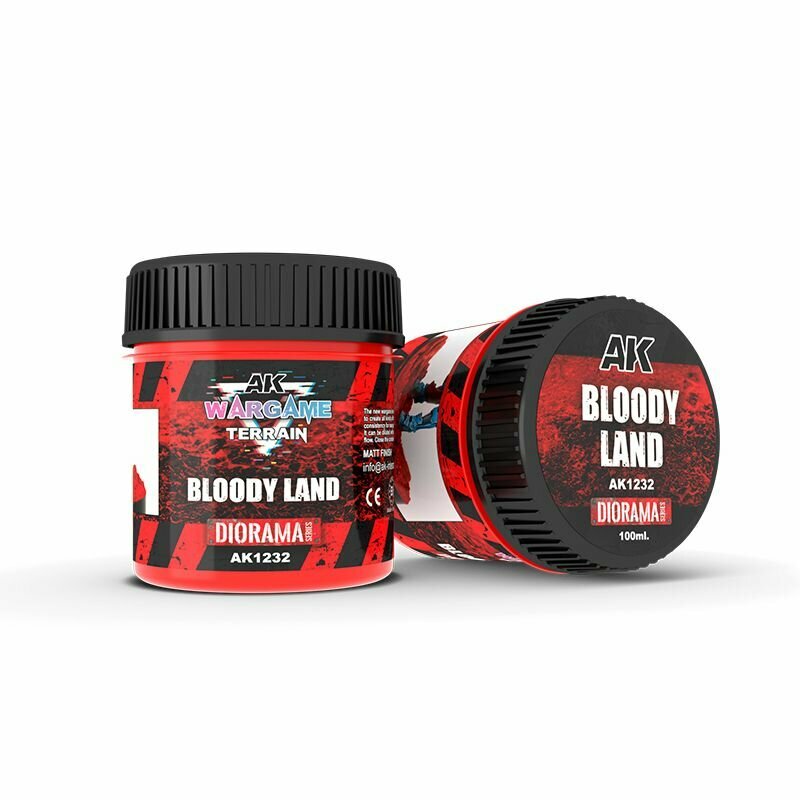 Паста для моделирования AK Interactive Bloody Land100ml
