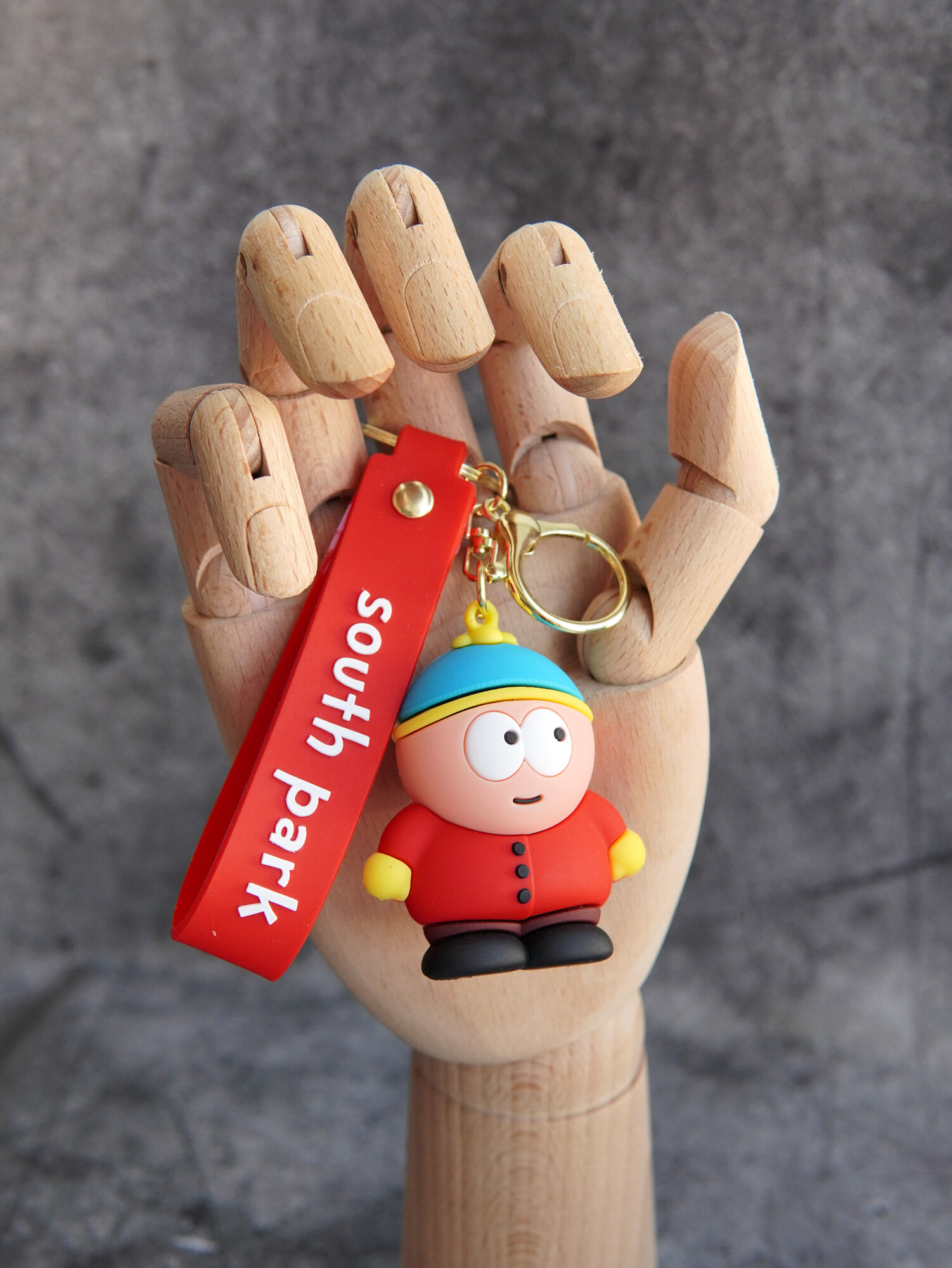 Брелок Эрик Картман Южный Парк, 6,2 см | Жёлтая шапочка | Безграничная наглость | Подарок фанату | Panda_Print