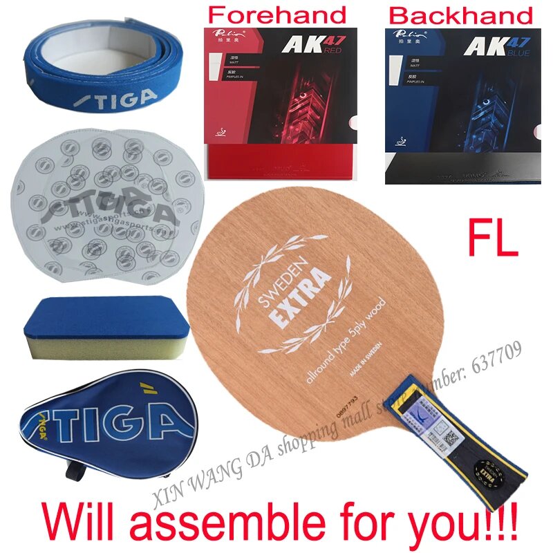 YASAKA SWEDEN EXTRA 5-слойная ракетка для настольного тенниса FL assemble