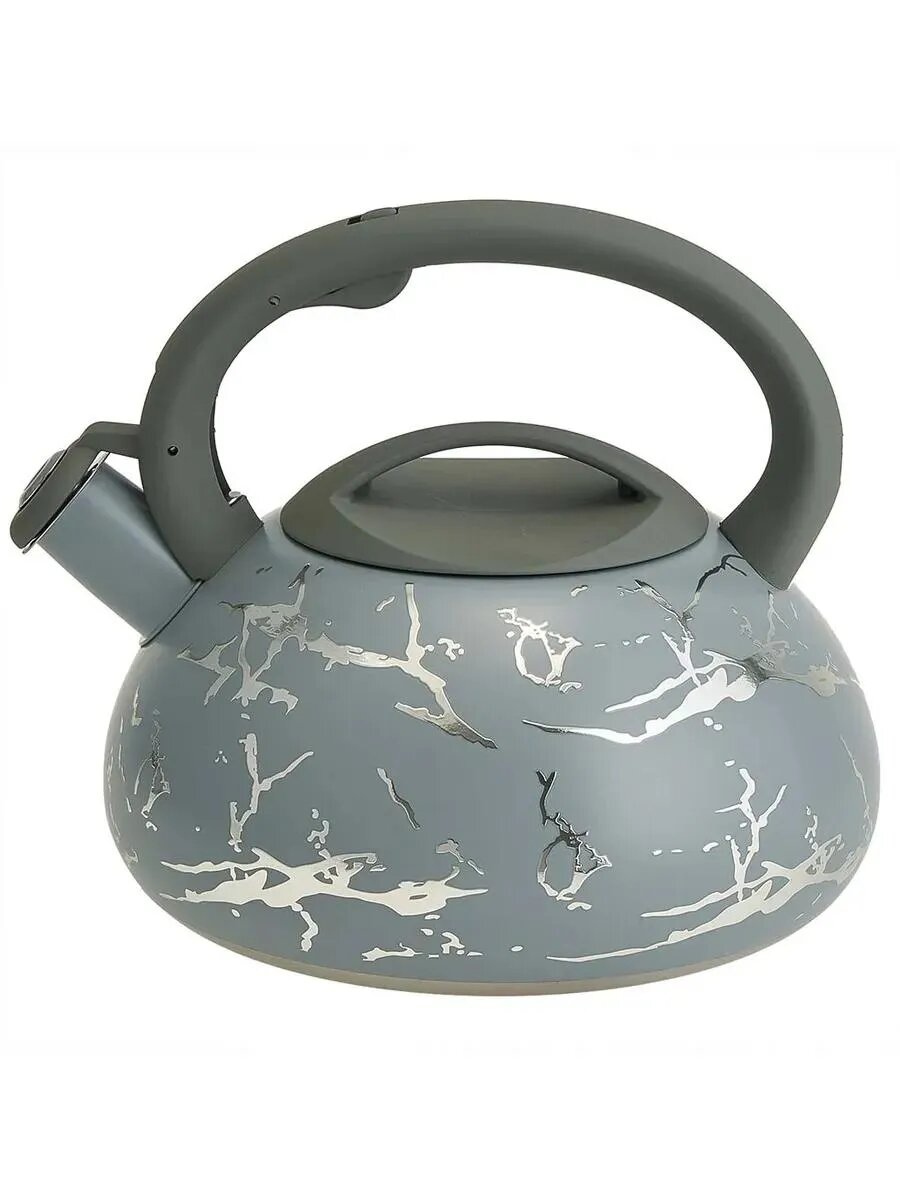 Чайник для плиты металлический со свистком AK-540 3л