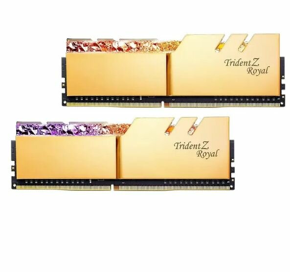 Оперативная память G.Skill Trident Z Royal (F4-3600C19D-32GTRG) DIMM DDR4 32 ГБ - DDR4, 16 ГБ х 2 шт, 3600 МГц