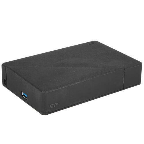 4 ТБ Внешний HDD SiliconPower Stream S07 (SP040TBEHDS07C3K) черный - 3.5", USB 3.2 Gen1 (USB 3.0, USB 3.1 Gen1) Type-A