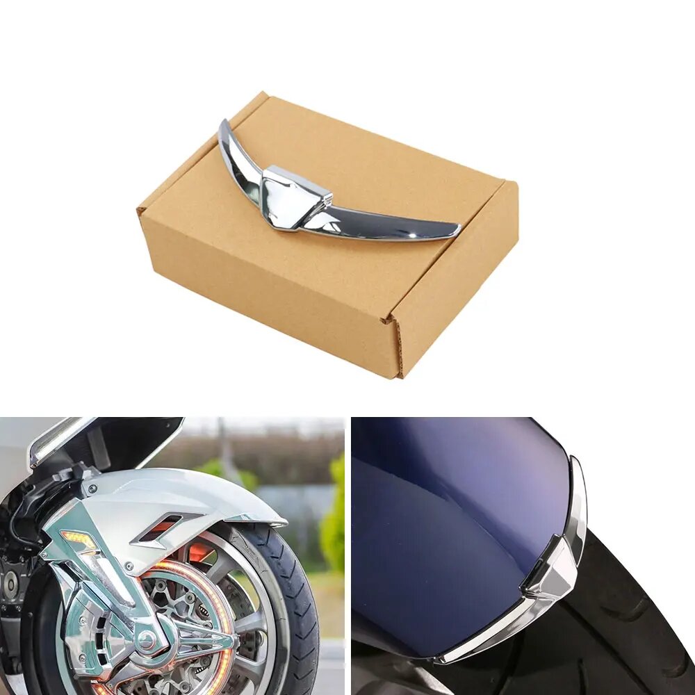 Аксессуары для мотоцикла Honda Goldwing GL1800 2018-2023, хромированная декоративная крышка переднего и заднего двигателя, подходит для золотых крыльев 1800 GL, запчасти, G06 Front Fender Tip