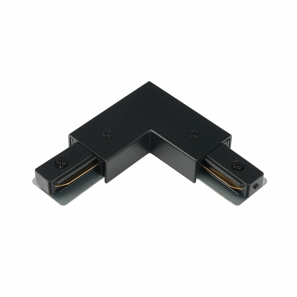 MyFar Коннектор угловой с вводом питания для шинопровода накладного Single MT0101-CLP-B