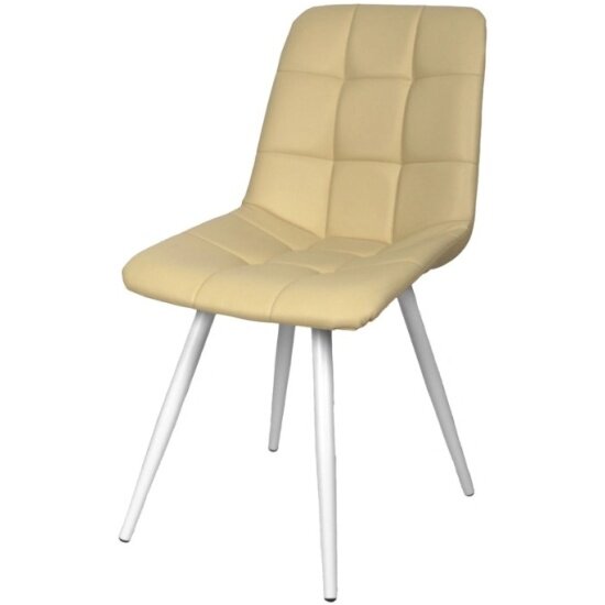 Стул Комус FORM HN WHITE (BOX-4) RU ECO-07 бежевый/бел