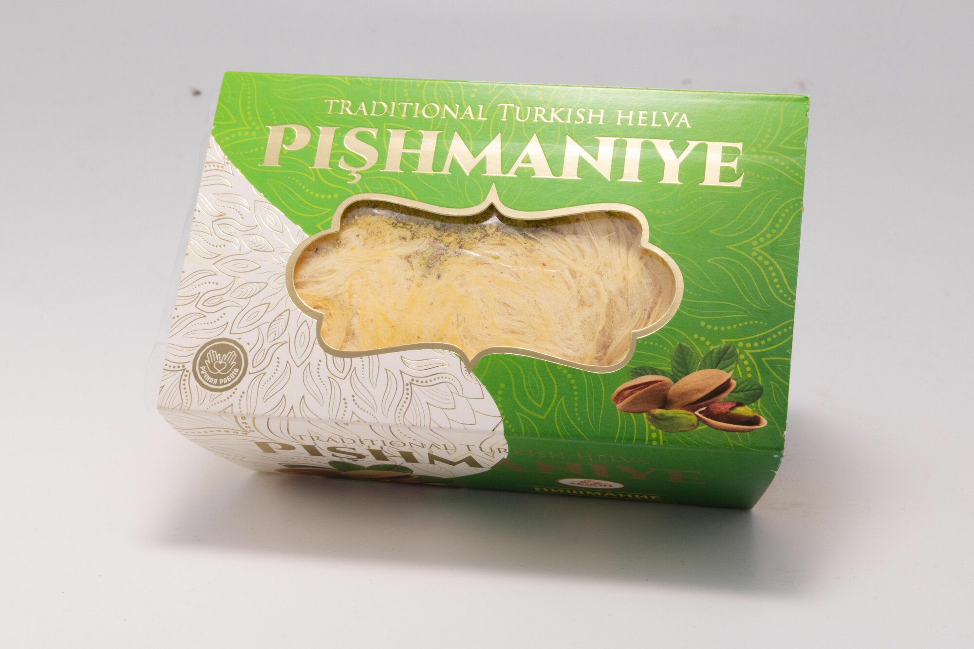 Восточные сладости пишмание Турецкое из тонких нитей со вкусом фисташки, 150 г