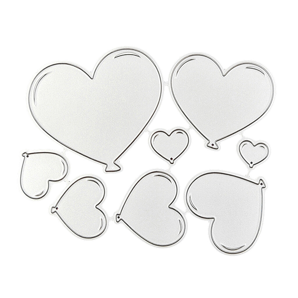 Углеродистая Сталь Мультфильм Сердца Резки Штамповки Трафарет Шаблон Плесень DIY Pape