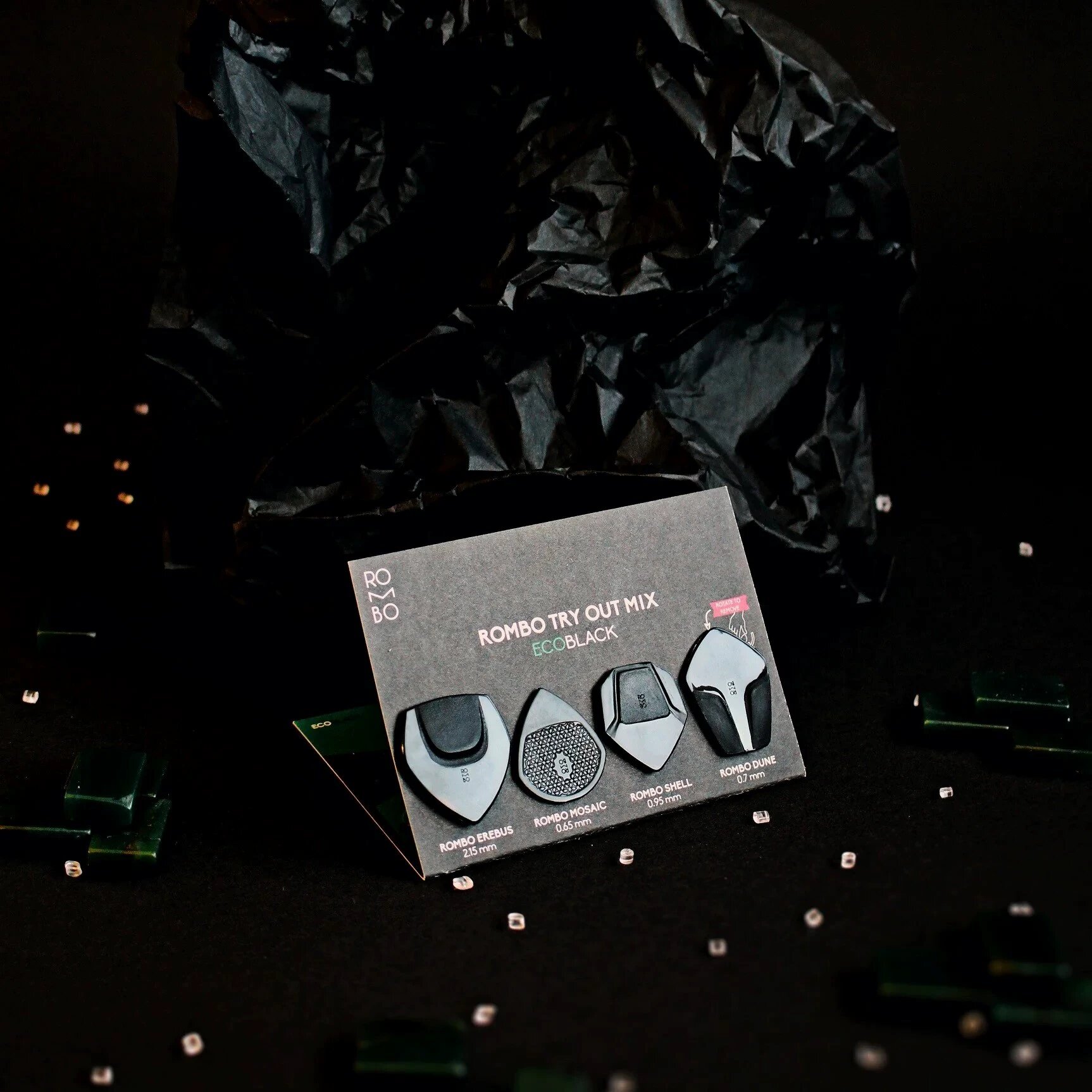 В наличии: Новые медиаторы ROMBO PICKS (Германия), полимерные, для электрогитары и бас-гитары, модель 2023 ECO