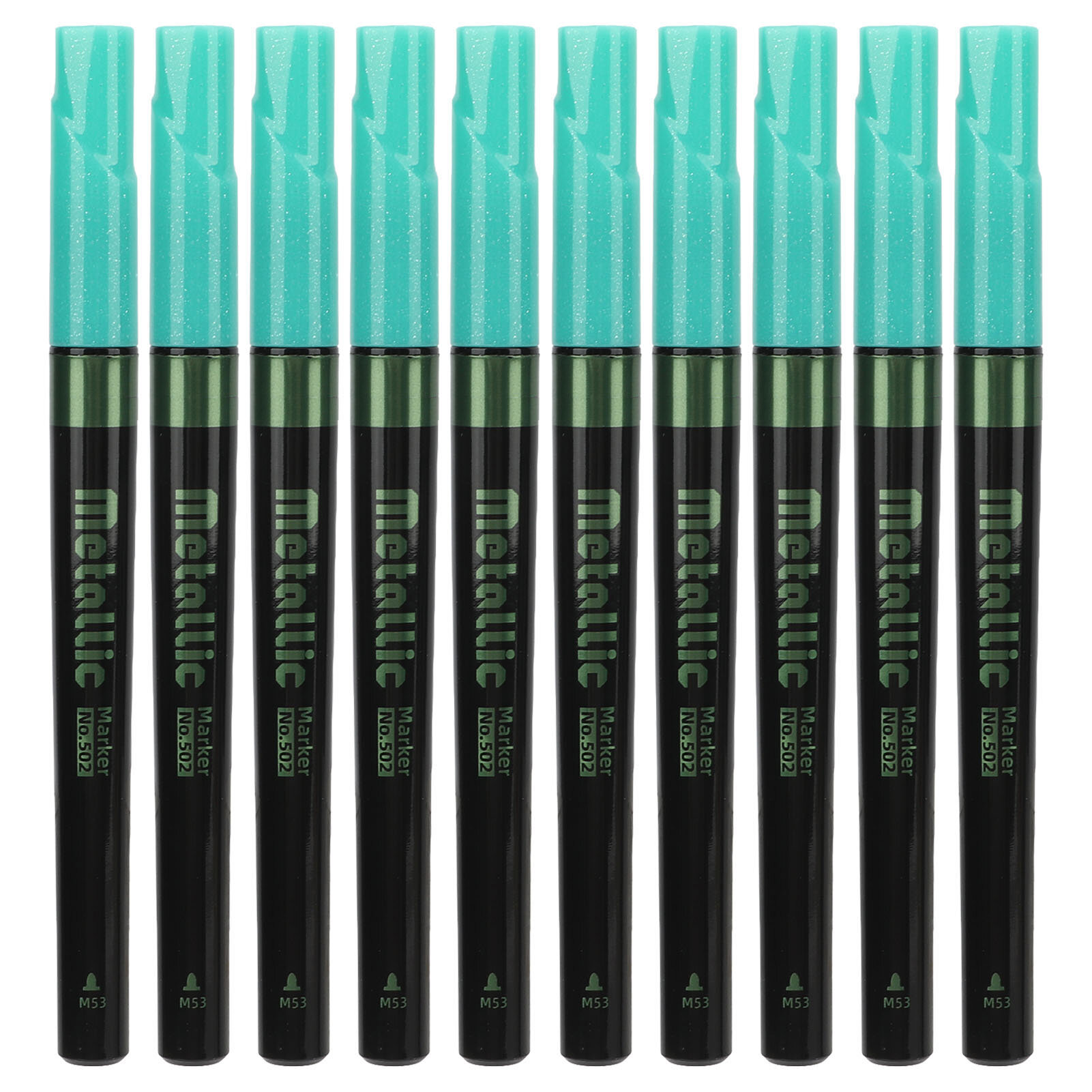 10 шт. Металлические маркеры Изумрудные маркеры для граффити дерева керамики стекла текучие маркеры