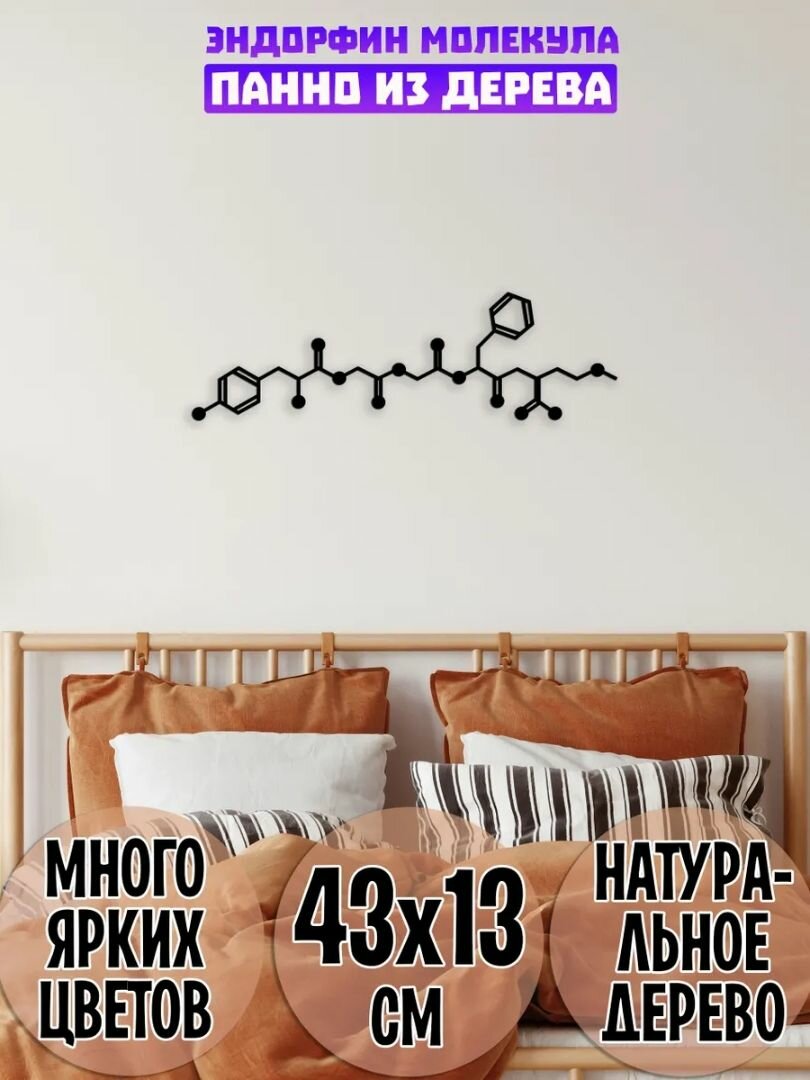 Эндорфин Гормон Счастья панно на стену, декорация настенная, декор для интерьера из дерева
