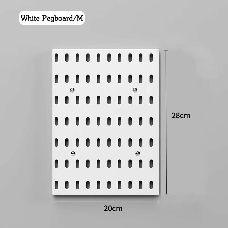 FLUQUOR Перфорированная доска для кухни Белый, W pegboard M