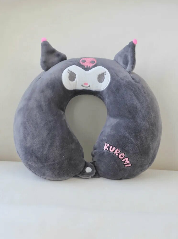 Подушка для путешествий детская Куроми / Подушка для путешествий и отдыха / Новинка 2025 года, BLACK COLOR