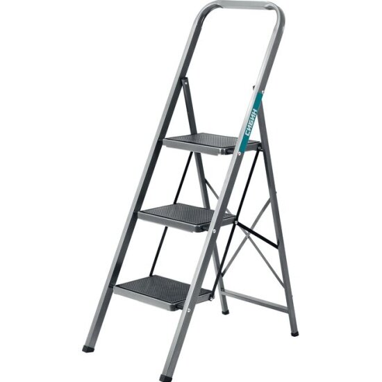 Стремянка Сибин стальная 3 ступени 38807-03