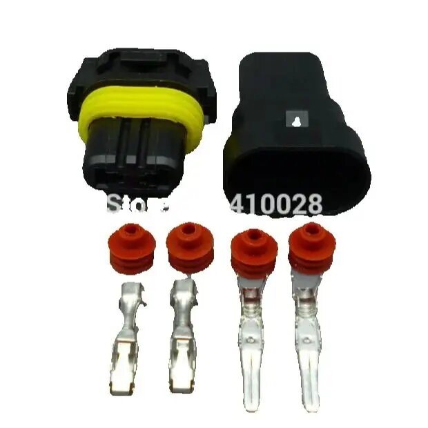 Автомобильный разъем 2-контактный HID HB3 9005, 100set