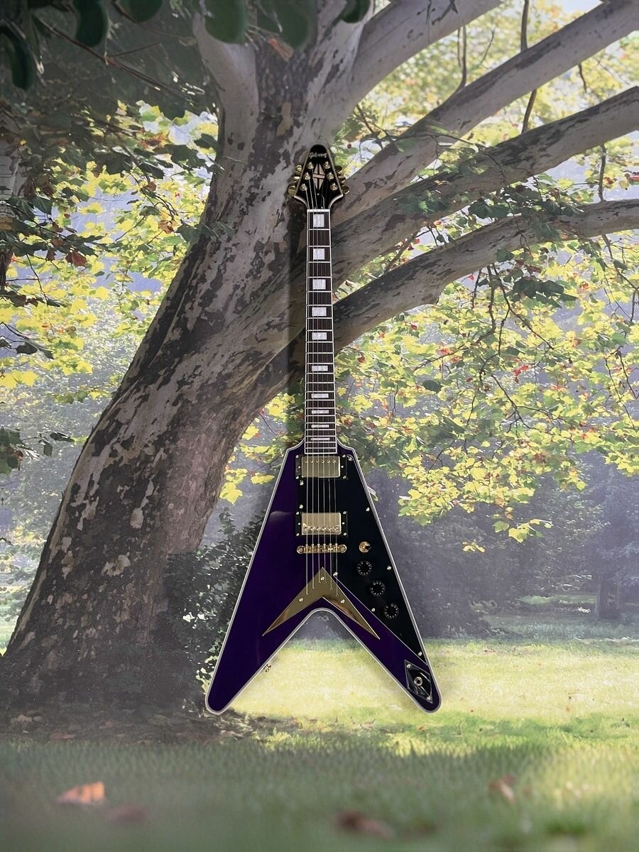 Электрогитара Электроакустическая Flying V 6-струнная_014 6-струнная