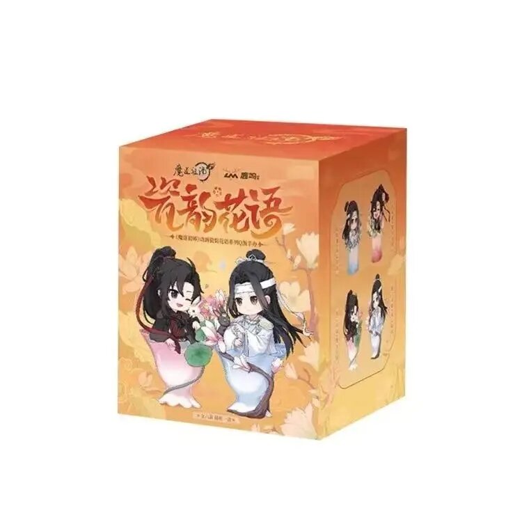 MINISO Мо Dao Zu Shi Porcelain Bloom Rhythm Series фигурки Wei Wuxian и Lan Wangji 1PSC