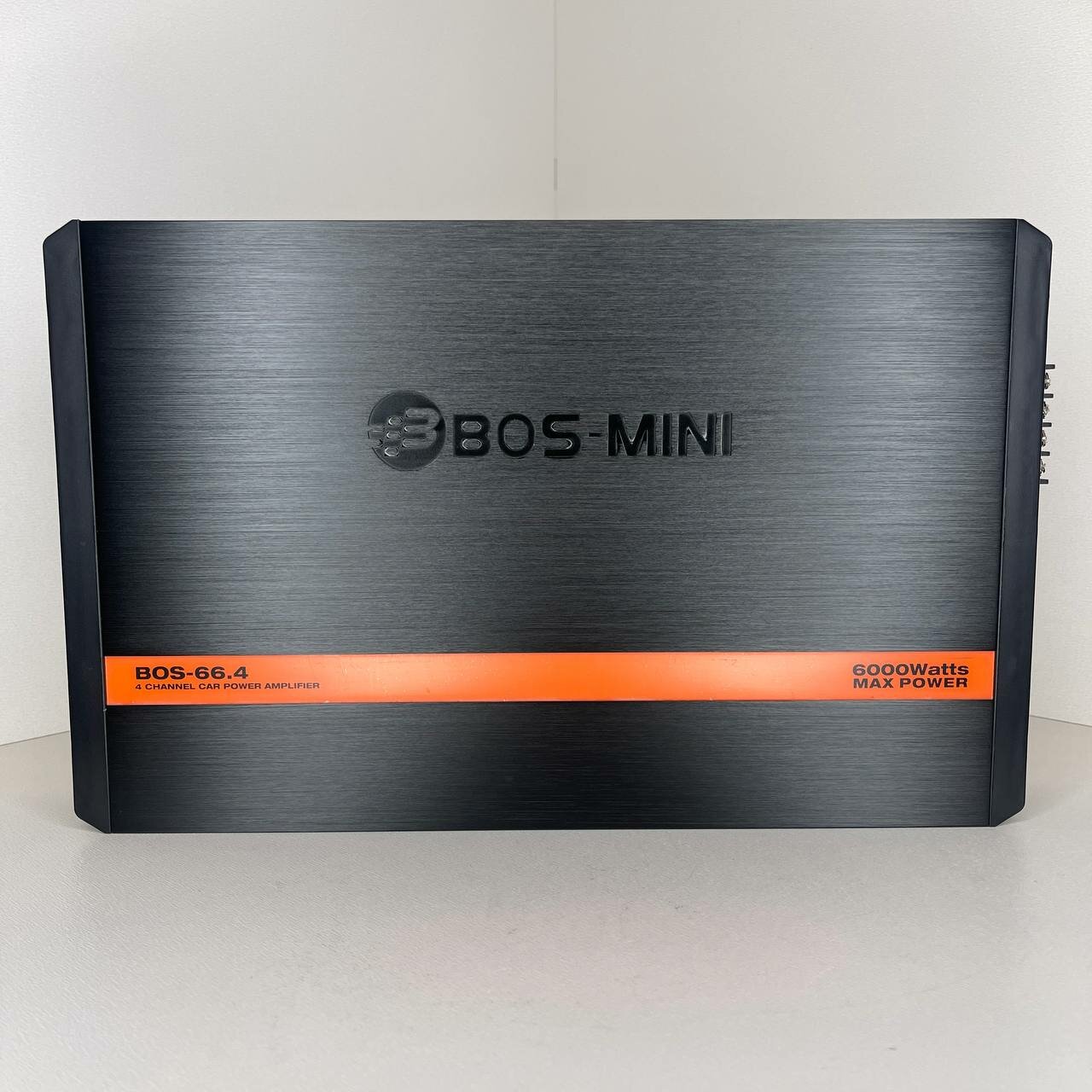 Автомобильный усилитель звука Bos-Mini-66.4, 6000 Вт, 4 канальный