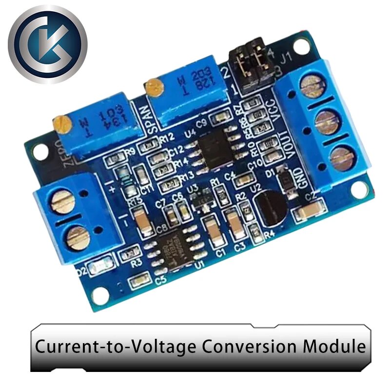 Модуль преобразования тока в напряжение 0/4-20mA 0-3.3/5/10В